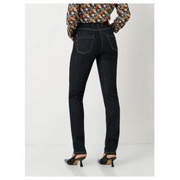 Slim-fit-Jeans Toni "Slim be loved be l", Damen, Gr. 20, K-Gr, blau (rinsed blau), Jeans, Obermaterial: 88% Baumwolle, 10% Polyester, 2% Elasthan, unifarben, slim fit kn&ouml;chellang, Jeans Slim-fit-Jeans, im Four-Pocket Style