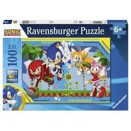 Puzzle Ravensburger "Nichts kann Sonic aufhalten", bunt, Puzzles, KinderB:49cm H:36cm, Pappe, Made in Germany, B:49cm H:36cm