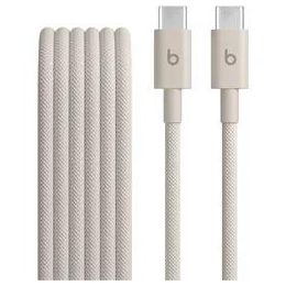 Apple USB-Kabel "USB-C auf USB-C Gewebtes Kabel", beige (surge stone), 150cmcm, 60 kW, Kabel