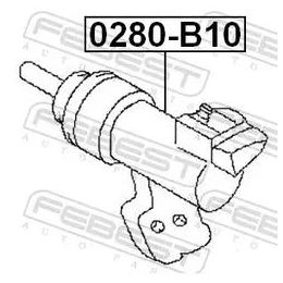 FEBEST Nehmerzylinder, Kupplung 0280b10 f&uuml;r SAMSUNG NISSAN