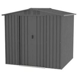 Ger&auml;tehaus Tepro "Flex Shed L", grau (anthrazit), Stahlblech, Ger&auml;teh&auml;user, Metall