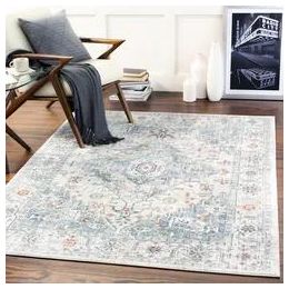 Teppich LIVABLISS "LONDON", grau, B:200cm H:10mm L:275cm, Kunstfaser, Polyester, Teppiche, Teppich