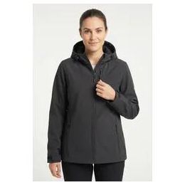 Outdoorjacke MCKINLEY "Da.-Jacke Mt. Watana W", Damen, Gr. 46, gr&uuml;n (gr&uuml;n schwarz, g), Obermaterial: 100% Polyester, unifarben mit Farbeinsatz, eingesetzt eingefasste Kante mit Klettverschluss,verstellbar, Jacken Outdoorjacke