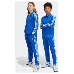 Sporthose Adidas ORIGINALS "ADICOLOR SST KIDS", M&auml;dchen, Gr. 176, N-Gr, blau (blau,), Trikot, Obermaterial: 100% Polyester, Hosen Sporthose, Superstar Kinder Trainingshose