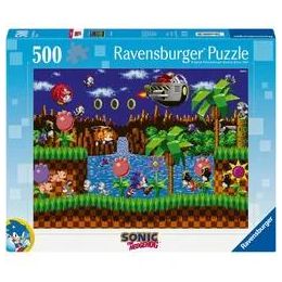 Puzzle Ravensburger "Classic Sonic", bunt, Puzzles, KinderB:49cm H:36cm, Pappe, Made in Germany, B:49cm H:36cm