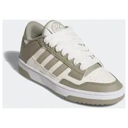 Sneaker Adidas SPORTSWEAR "RAPID COURT LOW", M&auml;dchen, Gr. 40, wei&szlig; (silber pebble, cloud wei&szlig;, ftwr wei&szlig;), Synthetik, Schuhe Sneaker, f&uuml;r Kinder & Jugendliche