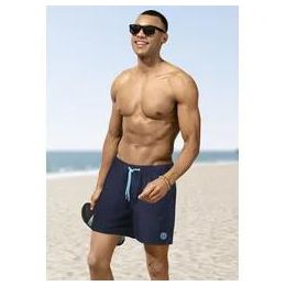 Badeshorts CMP "H Badeshorts", Herren, Gr. 54, N-Gr, blau (dunkelblau), Microfaser, Polyester, unifarben, Badehosen Badeshorts, mit Dehnbund und Tunnelzug, schnell trocknendes Material