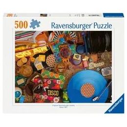 Puzzle Ravensburger "Hallo Vinyl", bunt, Puzzles, KinderB:49cm H:36cm, Pappe, Made in Germany, B:49cm H:36cm