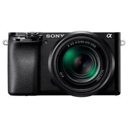 Sony Kompaktkamera "Alpha 6100 + 16-50mm Objektiv", schwarz, B:12cm H:6,69cm T:5,94cm, Fotokameras