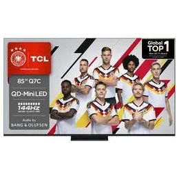 TCL Mini-LED-Fernseher "85Q7CX2", Energieeffizienz: D (A-G), schwarz, 85, Fernseher, Audio von Bang & Olufsen, Pr&auml;zises Dimming, Smart TV, Apple TV, 4K HDR, Topseller