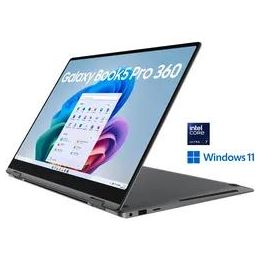 Samsung Convertible Notebook "Galaxy Book5 Pro 360 16'' (NP960Q) Ultra7 32 GB + 1 TB", grau, 32 GB RAM 1.000 GB SSD, Core Ultra 7, Windows 11 Home, Notebooks