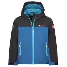 Regenjacke Trollkids "KIDS TELEMARK JACKET", Jungen, Gr. 164, schwarz (alpine blau, schwarz, pool blau), Obermaterial: 100% Polyester. Futter: 100% Polyester, Jacken Regenjacke, f&uuml;r sportliche Aktivit&auml;ten, wasserdicht, mit Mesh-Innenfutter