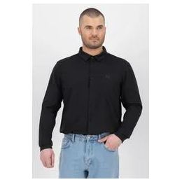 Outdoorhemd LPO "MAVERICK MN", Herren, Gr. XXL, Normalgr&ouml;&szlig;en, schwarz, 100% Polyester, regular fit, Hemden