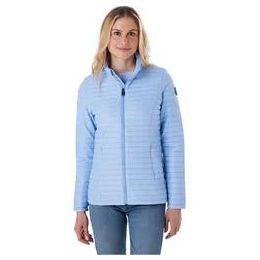 Steppjacke "Damen Steppjacke OOGS 2", Damen, Gr. 38, blau (hellblau), Obermaterial: 100% Polyamid;Futter: 100% Polyamid;F&uuml;llung: 100% Polyester, G.I.G.A. DX BY KILLTEC, Jacken Steppjacke, Ultraleichte Damen Steppjacke, d&uuml;nn gef&uuml;ttert, f&auml;llt kleiner aus