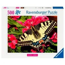 Puzzle Ravensburger "Colorful Animals, Butterfly", bunt, Puzzles, KinderB:49cm H:36cm, Pappe, Made in Germany, B:49cm H:36cm
