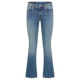 HUGO BOSS Bootcut-Jeans HUGO BLUE "Getti", Damen, Gr. 31, L&auml;nge 32, medium blau 429, Denim/Jeans, Obermaterial: 98% Baumwolle, 2% Elasthan, unifarben, schmal, Jeans, Ausgestelltes Bein, elastisches Denim