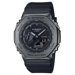 Chronograph Casio G-SHOCK, schwarz (schwarz, anthrazit), Armbanduhren, Damen, Chronograph, Quarzuhr,Armbanduhr,Herrenuhr,digital, bis 20 bar wasserd.Resinarmband