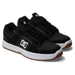 Schn&uuml;rschuh DC Shoes "Lynx Zero", Herren, Gr. 12,5(46,5), schwarz-wei&szlig; (schwarz, schwarz, wei&szlig;), Obermaterial:50.51% Leder, 39.8% Synthetikmaterial, 9.69% Microfaser;, Schuhe Schn&uuml;rschuh