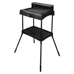 Elektrogrill Tepro "Danville 2022", schwarz, B:73cm H:95cm T:55,5cm, Kontaktgrill_Standgrill_Tischgrill_Teppanyakigrill, abnehmbares Heizelement f&uuml;r einfache Reinigung