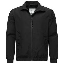 Outdoorjacke Ragwear "Holdeon", Herren, Gr. XXL (56), schwarz, Obermaterial: 68% Baumwolle, 32% Nylon. Innenfutter: 100% Polyester, gerade h&uuml;ftbedeckend, hoch geschlossener Ausschnitt, &Auml;rmel ohne &Auml;rmelschlitz elastischer Bund mit Gummizug, Jacken Outdoorjacke, Stylische Herren &Uuml;bergangsjacke aus Ripstop-Material