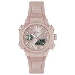 Digitaluhr Lacoste "LC33", rosa, Armbanduhren, Damen, Digitaluhr, Armbanduhr, Damen, Herren, Silikonarmband,analog,digital,Stoppfunktion