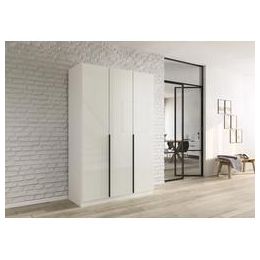 Dreht&uuml;renschrank OTTO HOME "Kleiderschrank Kleiderschr&auml;nke Schrank Garderobe AGORDO mit Glasfront", wei&szlig; (alpinwei&szlig;, glas kristallwei&szlig;), B:136cm H:229cm T:54cm, Holzwerkstoff, Schr&auml;nke, Dreht&uuml;renschrank, durchdachte Innenausstattung, in 8 Breiten und 2 H&ouml;hen MADE IN GERMANY