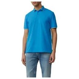 Poloshirt s.Oliver, Herren, Gr. 3XL, blau (petrol), Piqu&eacute;, Obermaterial: 95% Baumwolle, 5% Elasthan, unifarben, regular fit taillenbedeckt, gerader Abschluss kontrastfarben, Shirts, mit Kontrast-Details