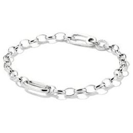 Charm-Armband Thomas Sabo "Charm Club Connect: mit einem Connect Link" Gr. 19, silber (silberfarben), Armb&auml;nder, Damen, 19, Silber 925 (recycelt), Charm-Armband