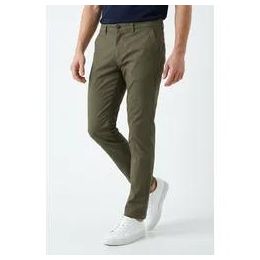 Chinos INDICODE "INRafle", Damen, Gr. 38, L&auml;nge 34, gr&uuml;n (capers), Web, Obermaterial: 98% Baumwolle, 2% Elasthan, unifarben, regular fit normal, Hosen
