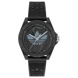 Quarzuhr Adidas ORIGINALS "PROJECT FOUR", schwarz, Armbanduhren, Damen, Quarzuhr, Armbanduhr, Herrenuhr, Damenuhr,Resinarmband,wasserabweisend bis 5 bar