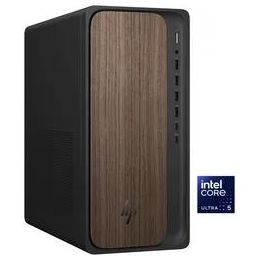HP PC "M03-0057ng", schwarz wood, jack schwarz, Microsoft Windows 11 Home, 16 GB RAM 512 GB SSD, Desktop-PCs, PC