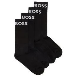Sportsocken BOSS, Herren, Gr. 39-42, schwarz, Baumwollmischung, Socken Sportsocken