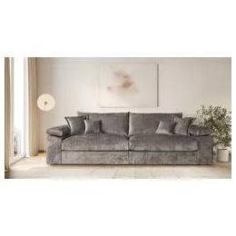 Big-Sofa Home Affaire "Soft&Cosy XXL, B: 303 cm - OTTO. Verl&auml;ssliche Qualit&auml;t.", beige (taupe), B:303cm T:123cm, 100% Polyester, Sofas, Big-Sofa, Mega-Sofa, Cord oder Chenille-Struktur, mit Federkern & 4 Zierkissen