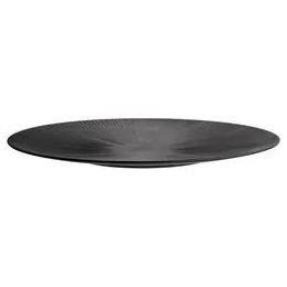 Servierplatte APS "Platte "NERO", &Oslash; 50 cm, H&ouml;he 3,5 cm", schwarz, H:3,5cm &Oslash;:50cm, Melamin, Servierplatten, Servierplatte, Servierteller aus Melamin