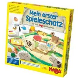 Spielesammlung Haba "Mein erster Spieleschatz", bunt, Spiele, Kinder, Holz, Made in Germany