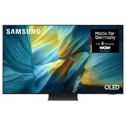 Samsung OLED-Fernseher "GQ55S95FAT OLED-Fernseher", Energieeffizienz: G (A-G), schwarz, 55 &prime;&prime;, Fernseher, HDR Pro & Glare Free, Dolby Atmos & AI Sound, Gaming Hub, bis zu 165Hz