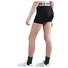 Shorts Nike "G NP DF 3IN SHORT", M&auml;dchen, Gr. M (140/146), N-Gr, schwarz, med so, Jersey, Obermaterial: 83% Polyester, 17% Elasthan, Hosen Shorts, schnell trocknendes Material, atmungsaktiv, pflegeleicht