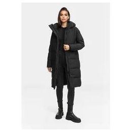 Winterjacke Marikoo "Tabiaa", Damen, Gr. 3XL, schwarz, Obermaterial: 100% Polyester; Futter: 100% Polyester; Wattierung: 100% Polyester; &Auml;rmelfutter: 100% Polyester, Jacken Winterjacke, Bewegungsschlitz am unteren Saum