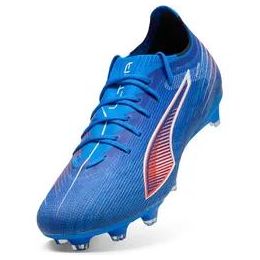 Fu&szlig;ballschuh Puma "ULTRA 6 PRO FG/AG", Herren, Gr. 42, ultra blau, Puma wei&szlig;, glowing rot, Synthetik, Schuhe Fu&szlig;ballschuh, f&uuml;r Rasen- und Kunstrasenpl&auml;tze