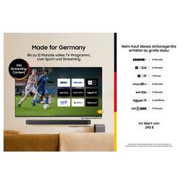 Samsung QLED-Fernseher "GQ43LS03FAU QLED-Fernseher", Energieeffizienz: G (A-G), schwarz, 43 &prime;&prime;, Fernseher, The Frame, Mattes Display, Art Mode, Rahmen austauschbar, Dolby Atmos
