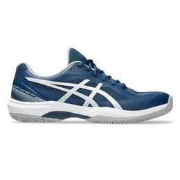 Hallenschuh asics "COURT HUNTER FF", Herren, Gr. 47, blau (mako blau, gravel), Synthetik, Schuhe Hallenschuh, besonders geeignet f&uuml;r Handball und Volleyball