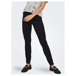 Skinny-fit-Jeans Only "ONLRAY HIGH WAIST SKINNY DNM BOX", Damen, Gr. XS (34), L&auml;nge 32, schwarz, Denim/Jeans, Obermaterial: 69% Baumwolle, 29% Polyester, 2% Elasthan, unifarben, skinny fit, Jeans