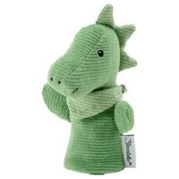 Fingerpuppe Sterntaler "Dino Rexi", gr&uuml;n (steingr&uuml;n), Puppen, Kinder, Baumwolle, Polyester