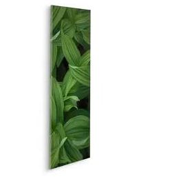 Leinwandbild Komar "Ancilla - Gr&ouml;&szlig;e 30 x 90 cm", gr&uuml;n (farbe bild(er): gr&uuml;n, schwarz), B:30cm, Holz, Papier, Bilder, Leinwandbild, Keilrahmenbild mi Echtholzrahmen