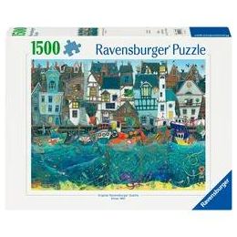 Puzzle Ravensburger "Hafen der Wunder: Ein gesch&auml;ftiger Fantasy-Hafen", bunt, Puzzles, KinderB:80cm H:60cm, Pappe, Motiv, Made in Germany, B:80cm H:60cm