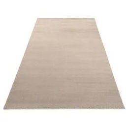 Teppich OCI DIE TEPPICHMARKE "Louvre Melange", grau (taupe), B:80cm H:13mm L:150cm, Kunstfaser, Teppiche, Teppich, Fris&eacute; Kurzflor, robust, Wohnzimmer