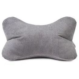 G&ouml;zze Nackenkissen G&Ouml;ZZE "Cord Lesekissen Capri", anthrazit, B:40cm H:19cm L:25cm, Polyester, Funktionskissen