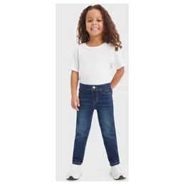 Levi's Jeansjeggings LEVI'S KIDS "PULL-ON LEGGINGS", M&auml;dchen, Gr. 3/98, N-Gr, blau (dunkelblau used), Denim/Jeans, Obermaterial: 75% Baumwolle, 22% Polyester, 3% Elasthan, unifarben, skinny fit lang, Jeans, for GIRLS