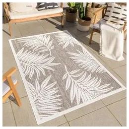 Outdoorteppich Carpet City "Outdoor 468", beige, B:150cm H:5mm L:150cm, Polypropylen, Teppiche, Outdoorteppich, L&auml;ufer, UV-best&auml;ndig, Flachgewebe, auch quadratisch, In- und Outdoor