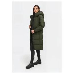 Winterjacke Marikoo "Tabiaa", Damen, Gr. XS, schwarz olive, Obermaterial: 100% Polyester; Futter: 100% Polyester; Wattierung: 100% Polyester; &Auml;rmelfutter: 100% Polyester, Jacken Winterjacke, Bewegungsschlitz am unteren Saum